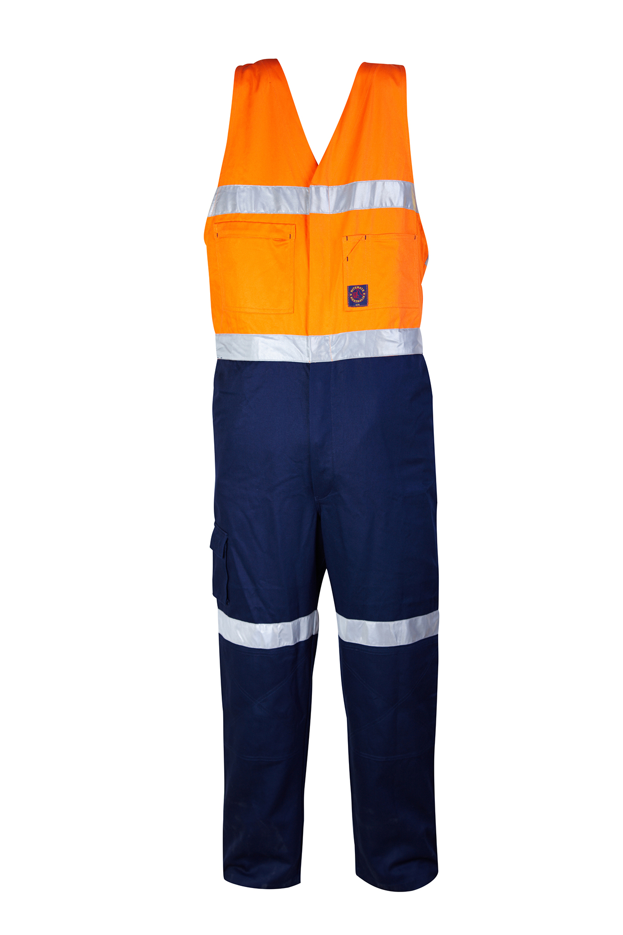 2 TONE ACTION BACK OVERALL WITH 3M 8910 REFLECTIVE TAPE RM909AR - Above ...