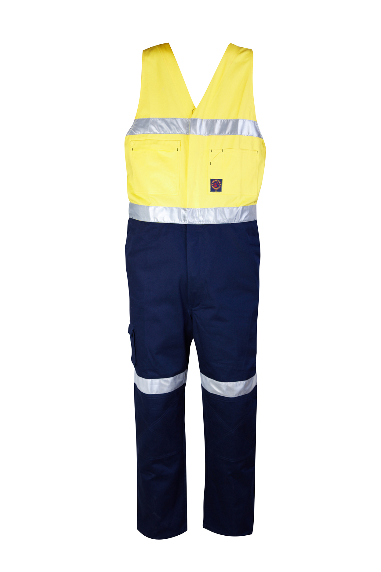 2 TONE ACTION BACK OVERALL WITH 3M 8910 REFLECTIVE TAPE RM909AR - Above ...
